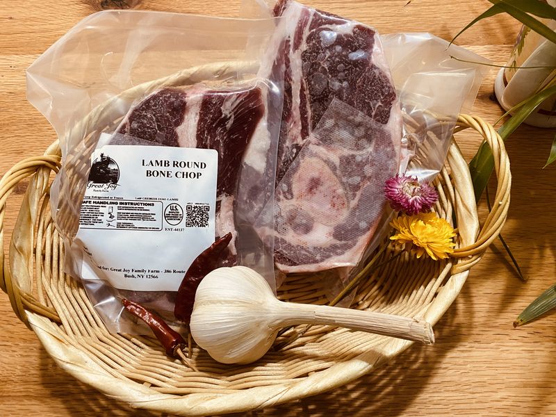 Lamb Round Bone Chop - Great Joy Family Farm